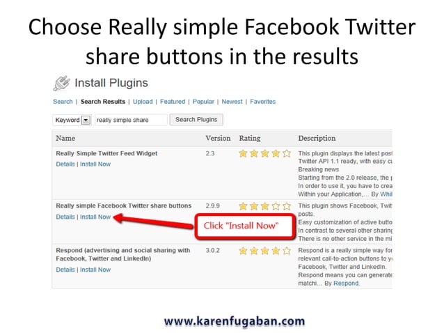 How to add an fb like button | PPT