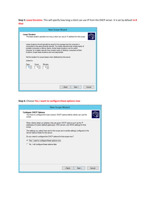 How to add client computer into a domain using dhcp | PDF