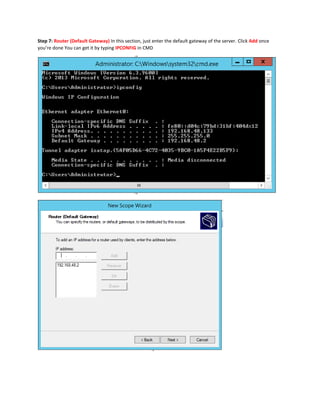 How to add client computer into a domain using dhcp | PDF