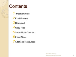 Embed Countdown Timer in PowerPoint Slide | PPTX | Computer Software and Applications | Computing