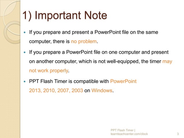Embed Countdown Timer in PowerPoint Slide | PPTX | Computer Software and Applications | Computing