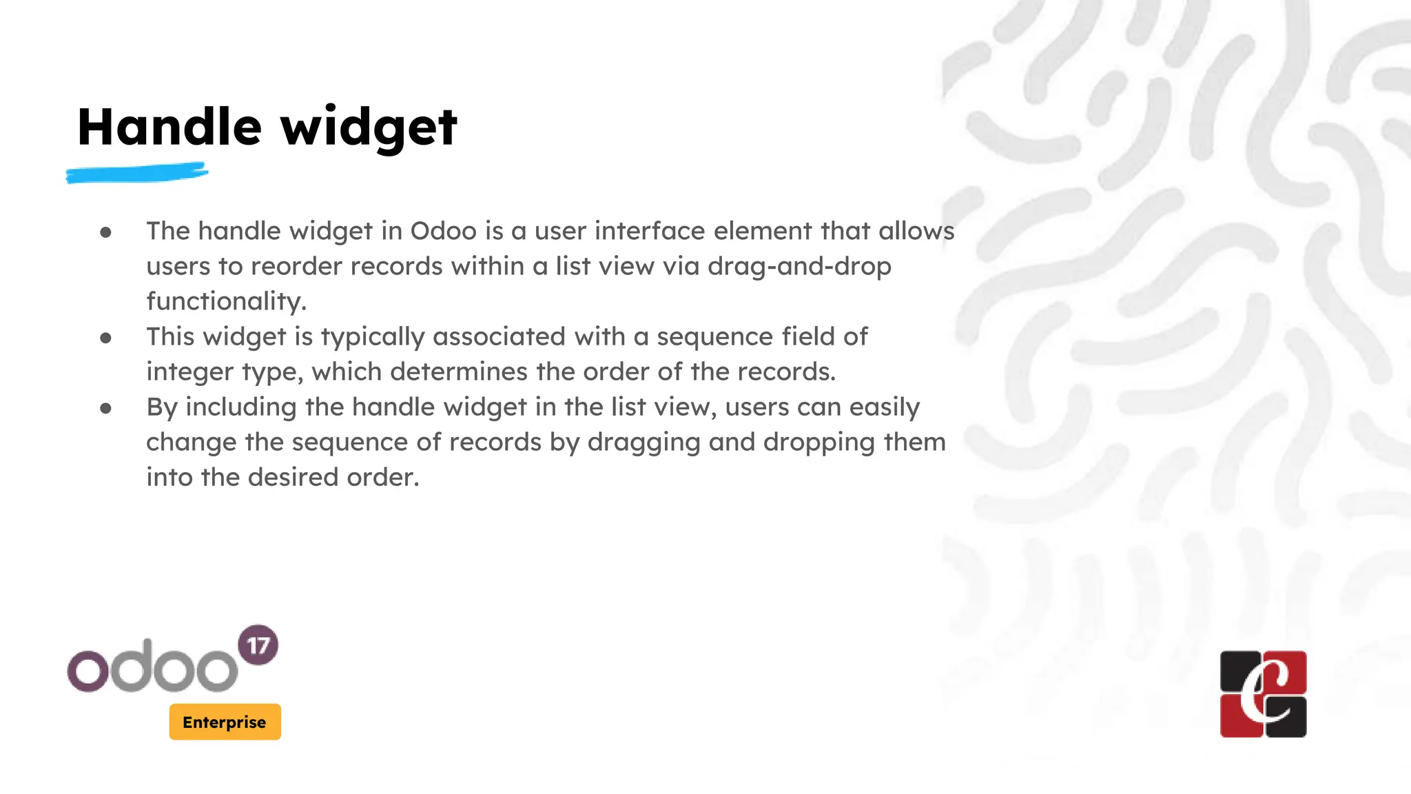 How to Add Drag and Drop Feature in List View Odoo 17 | PPTX