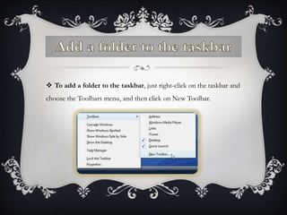 How to add everything to taskbar | PPT