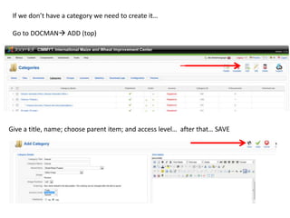 How to add files in docman | PPTX