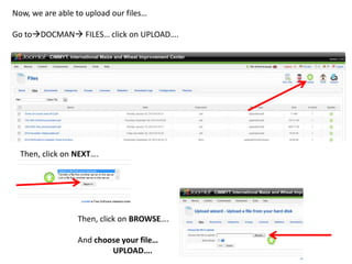 How to add files in docman | PPTX