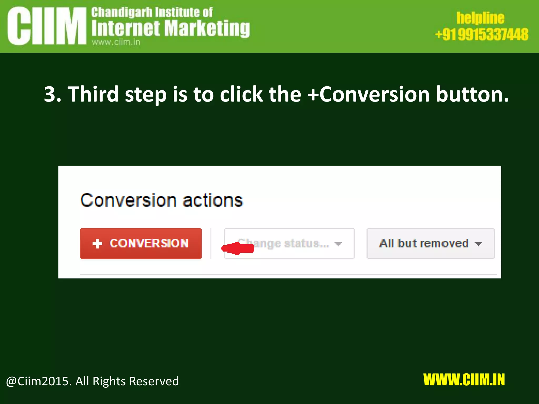 How to add google conversion tracking code | PPT
