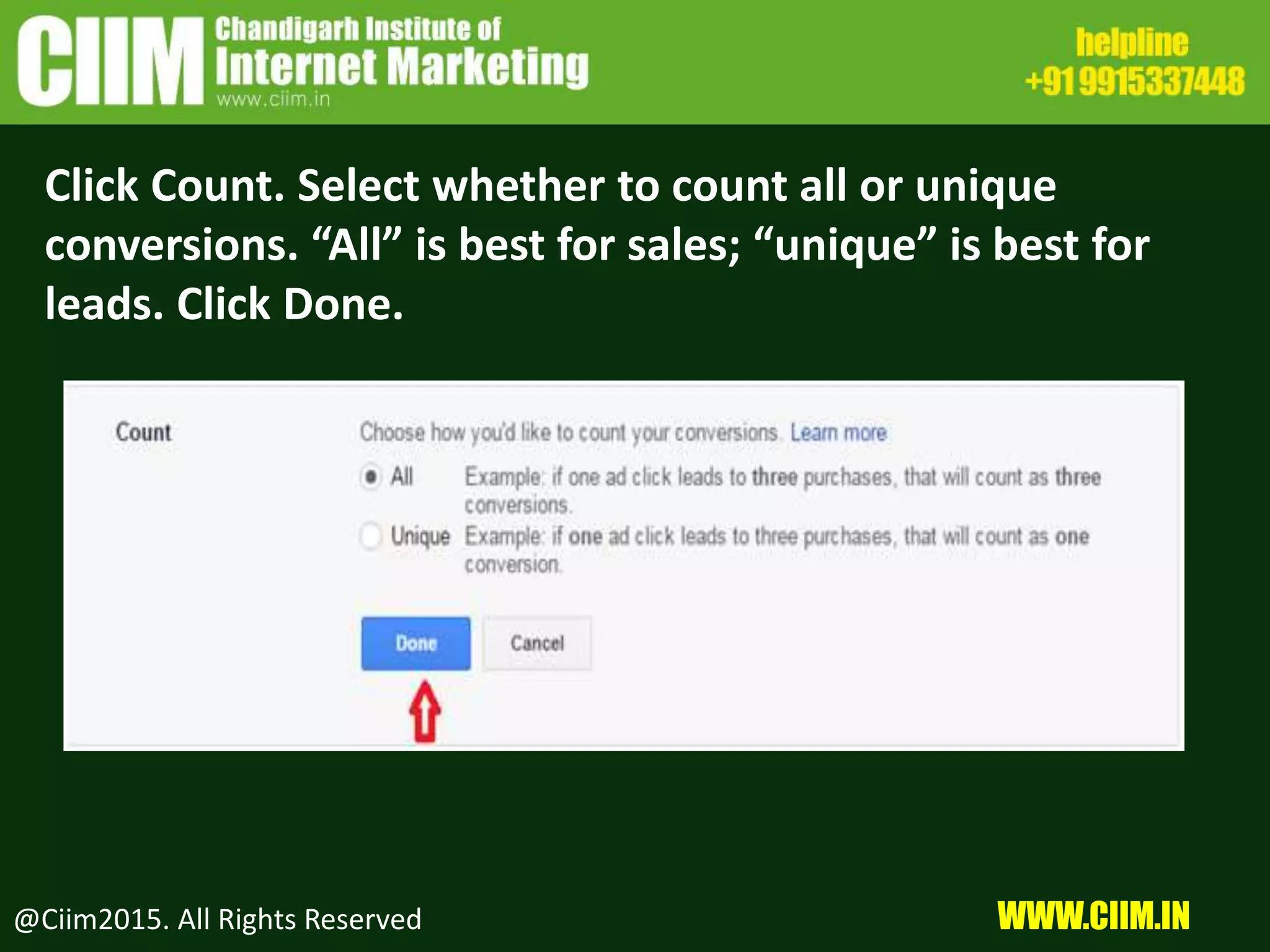 How to add google conversion tracking code | PPT