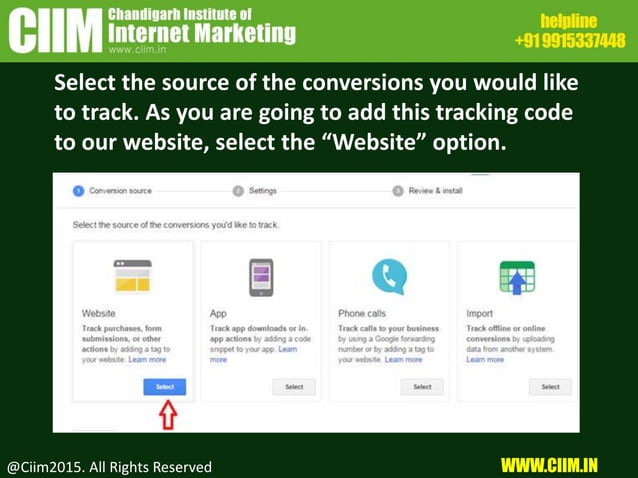 How to add google conversion tracking code | PPT