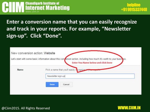How to add google conversion tracking code | PPT