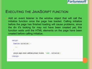 Google Map Code | PPT