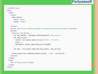 Google Map Code | PPT