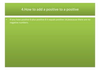 How to add integers by Reid | PPT