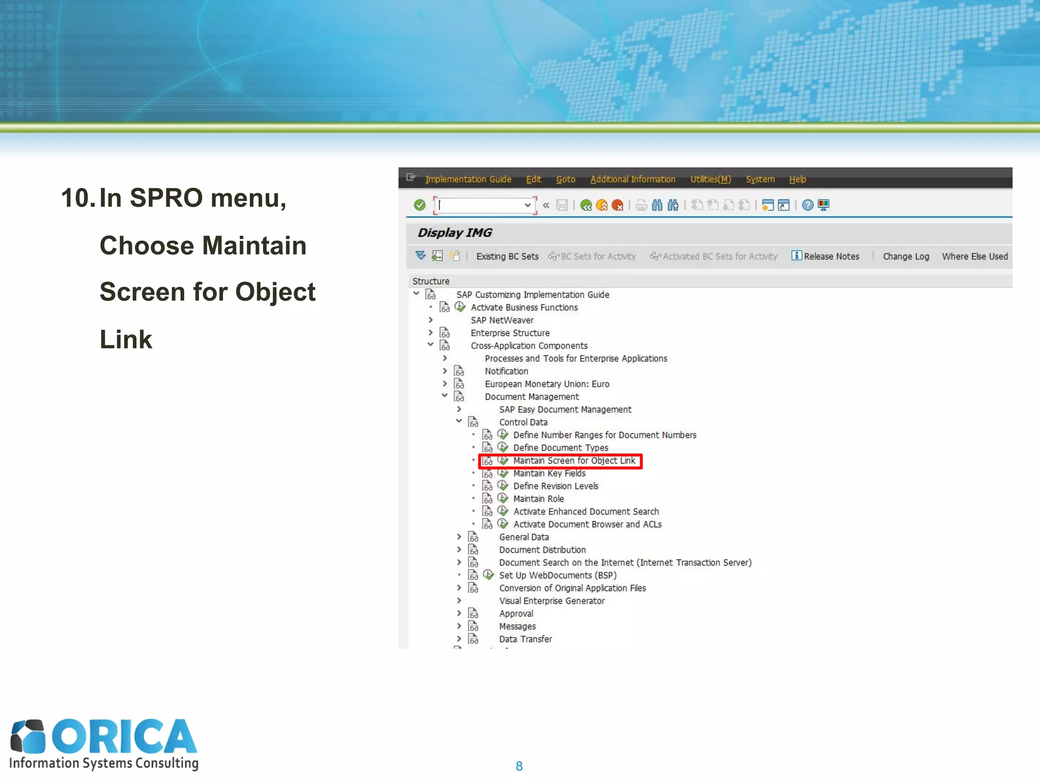 How to add new Object Link in SAP DMS | PDF