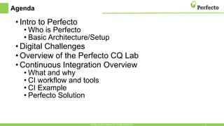 How to Add Perfecto to Your CI | PPTX
