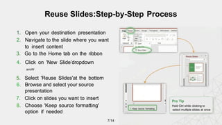 How to Add PowerPoint Slides From One Presentation to Another | PPT ...