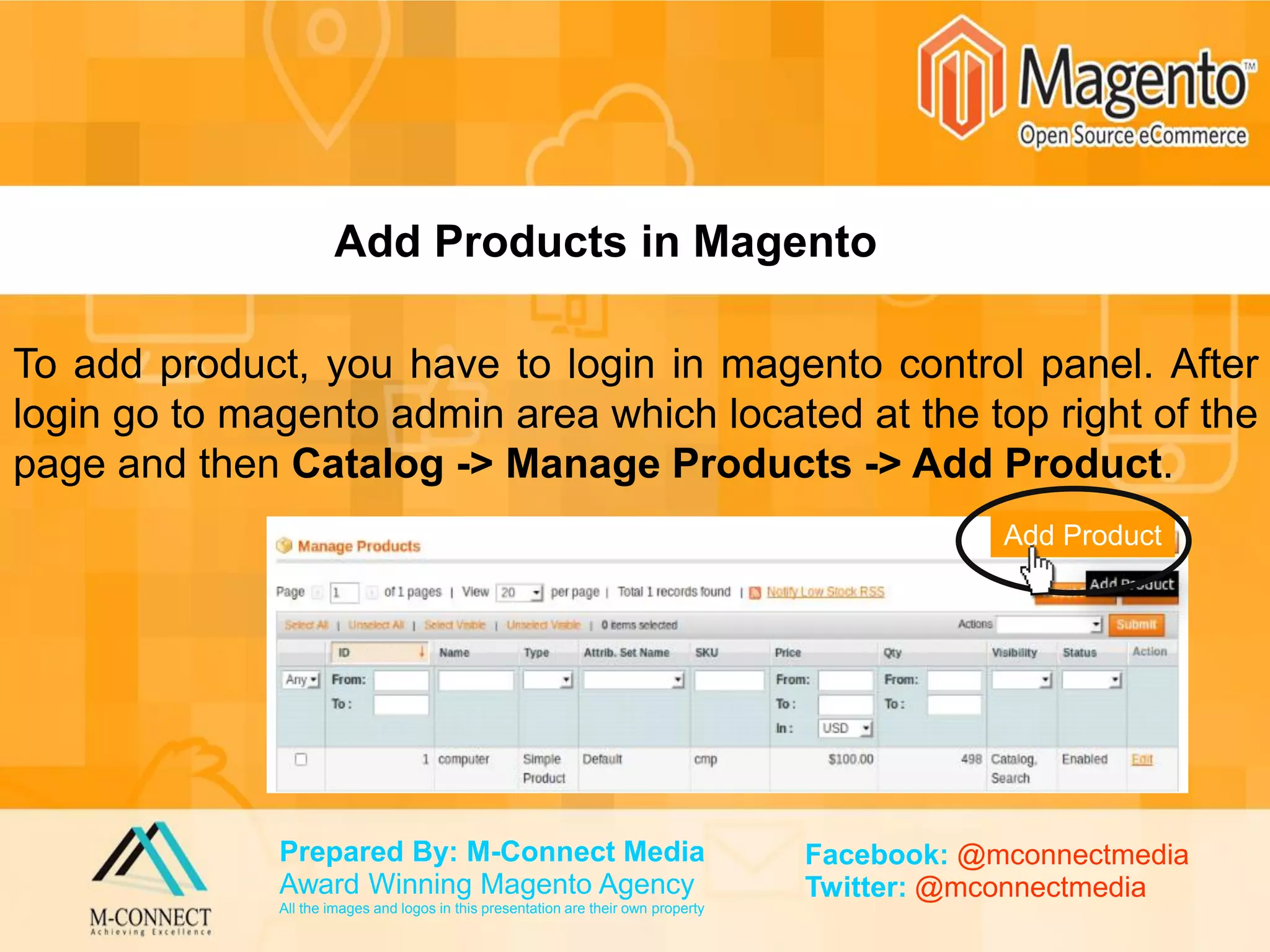How to Add Products in Magento | PPT