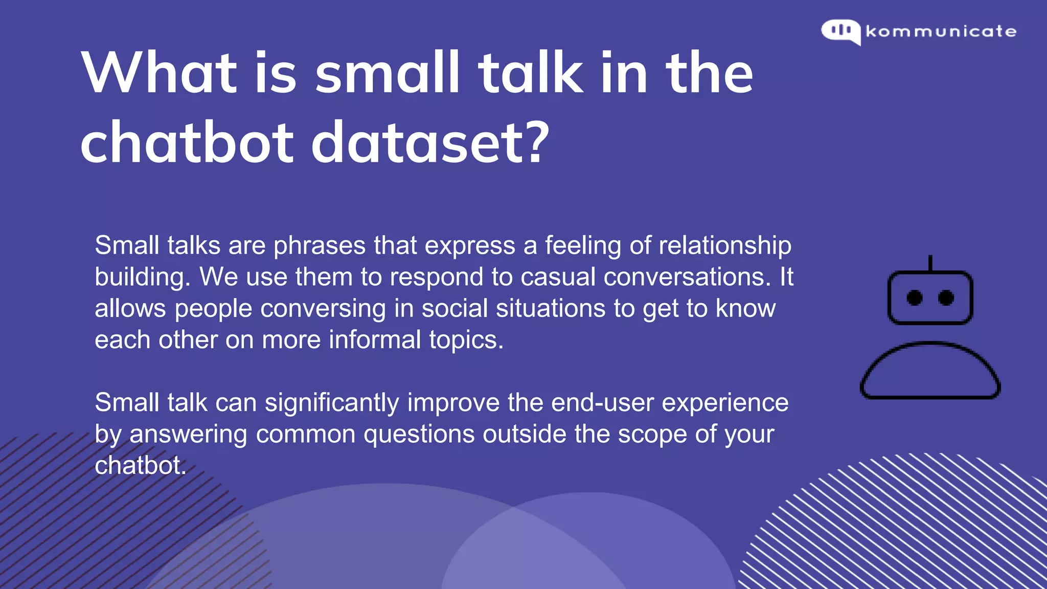 How to Add Small Talk to Your Chatbot Dataset.pptx