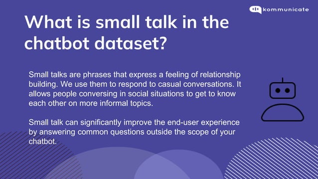 How to Add Small Talk to Your Chatbot Dataset.pptx