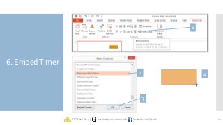 Embed Countdown Timer in All Slides in PowerPoint | PPTX
