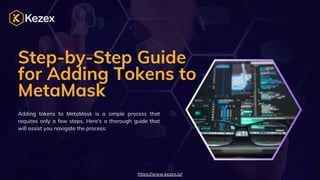 How to Add Tokens to Meta Mask. pdf | PPT