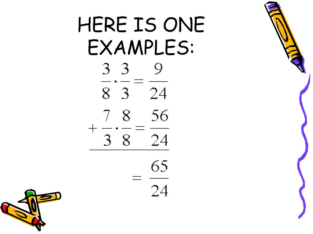 How To Add Unlike Fractions How To Add Unlike Fractions