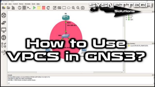 How to Add VPCS in GNS3 | GNS3 VPCS Commands