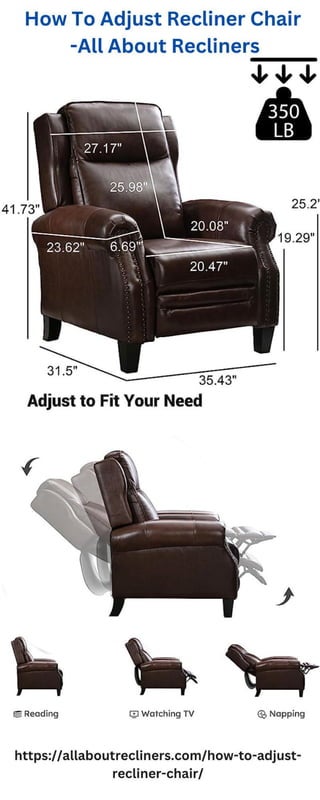 How To Adjust Recliner Chair | PDF