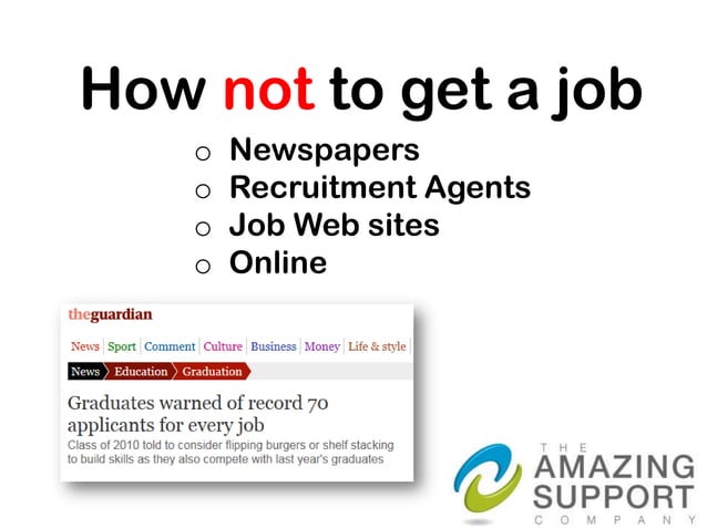 The Amazing Support Company - Middlesex University Presentation | PPT