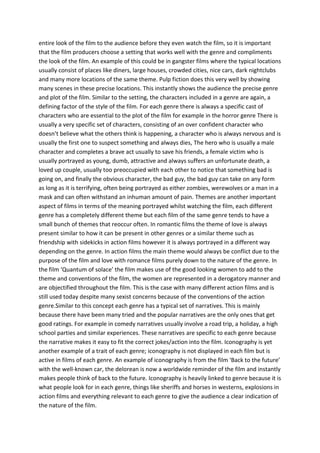 How to analyse a film | DOCX | Movies | Entertainment
