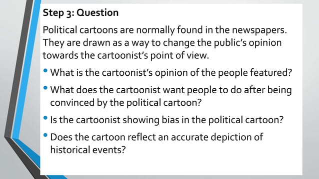 How to analyse political cartoons.pptx | Humor and Satire | Pop Culture