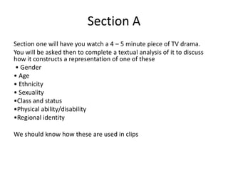 How to analyse tv drama | PPTX