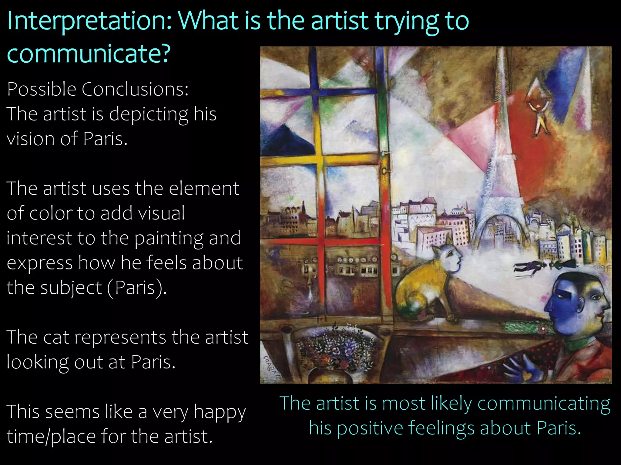 How to Analyze a Painting.pptx | Design | Fine Art