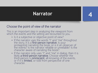 How to analyze fiction | PPTX