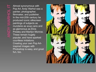 How to andy warhol your face | PPSX