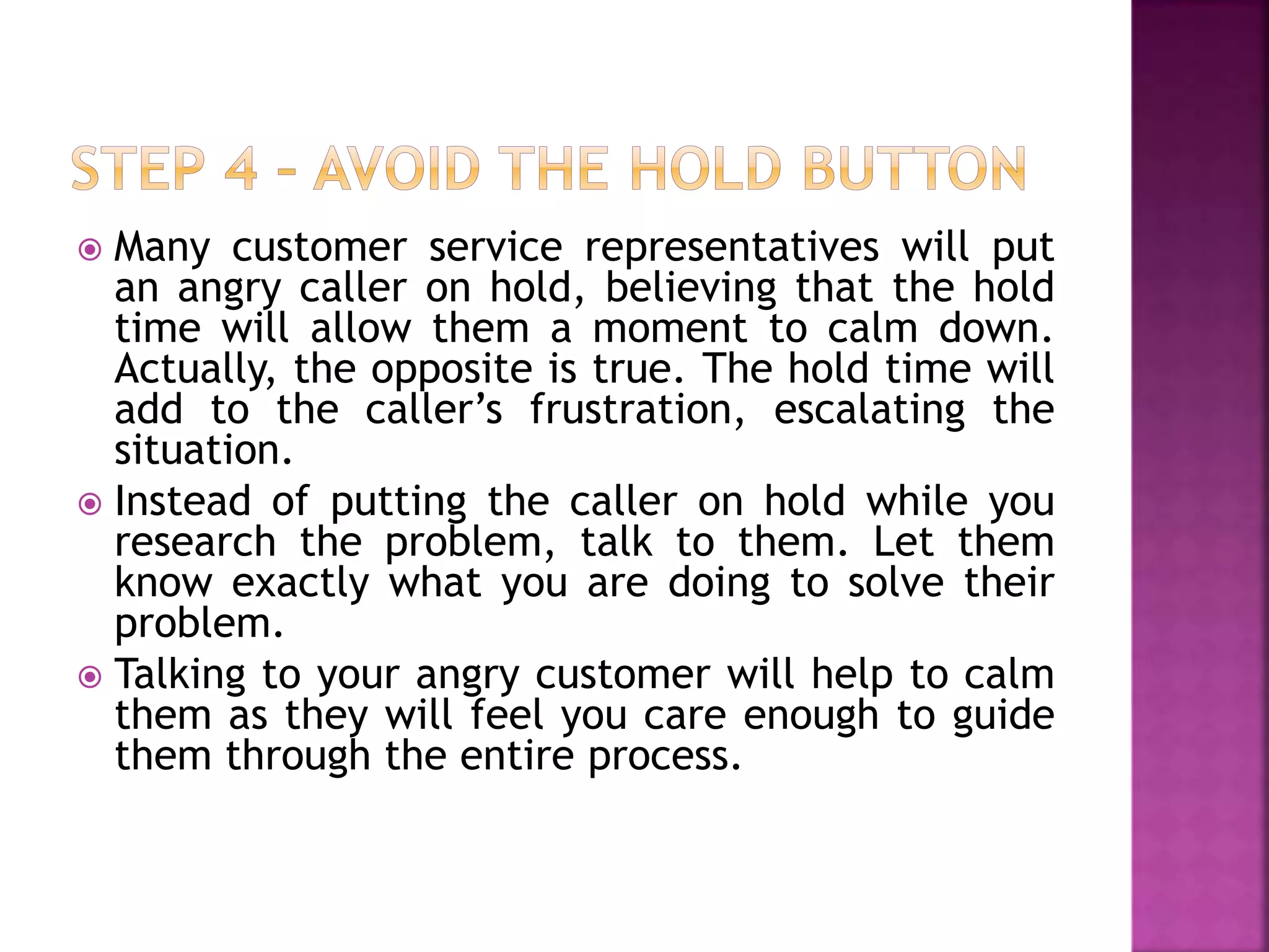 How to handle angry customer | PPTX