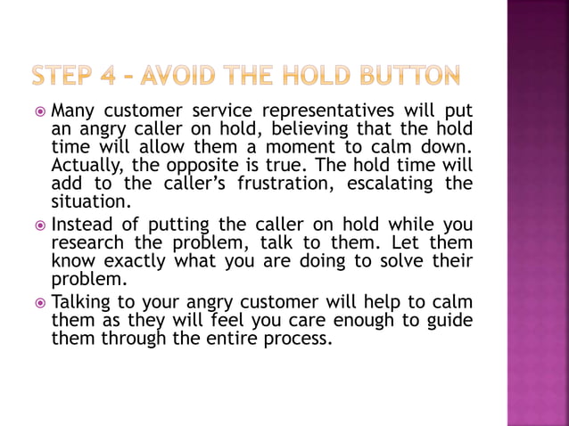 How to handle angry customer | PPTX