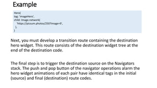 How to Animate a Widget Across Screens in Flutter.pptx