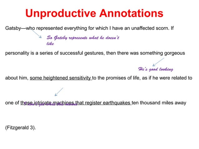 How to annotate | PPT