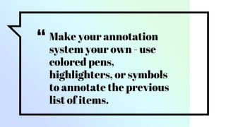 How to Annotate - Close Reading | PPT