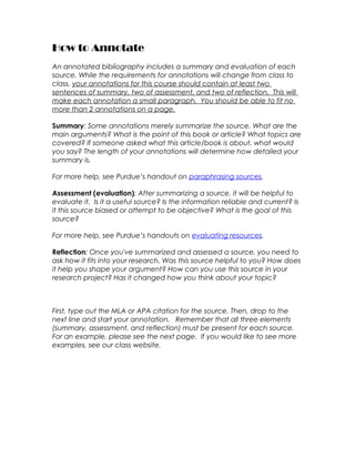 How to annotate_r | PDF