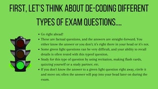 Breaking down an exam question | PPT