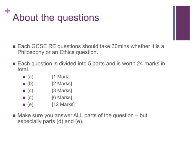 How to Answer GCSE RE Questions | PPTX