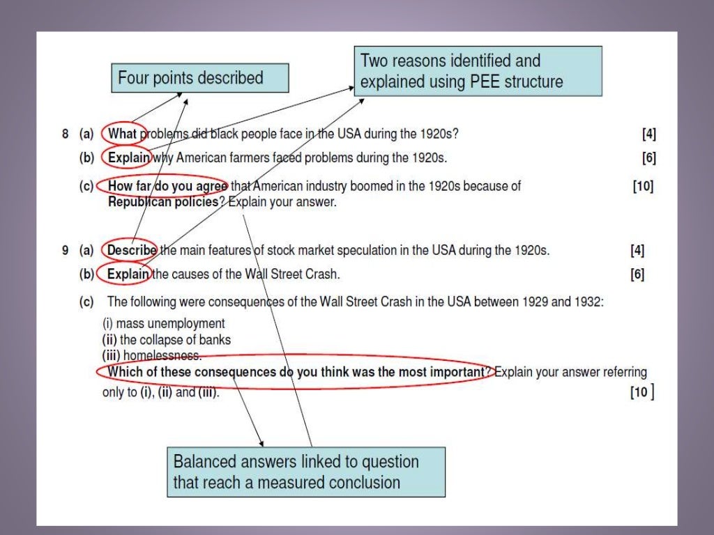 How To Answer OCR s GCSE Modern World History Paper 1 Questions how-to-answer-ocr-s-gcse-modern-world-history-paper-1-questions