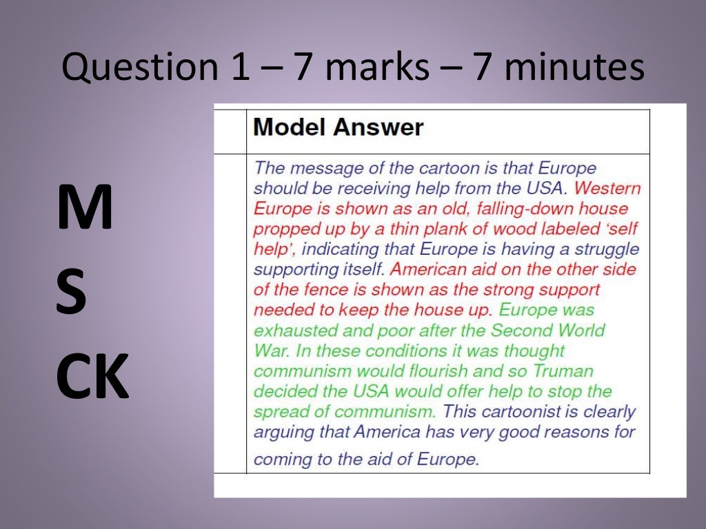 How To Answer OCR s GCSE Modern World History Paper 1 Questions how-to-answer-ocr-s-gcse-modern-world-history-paper-1-questions