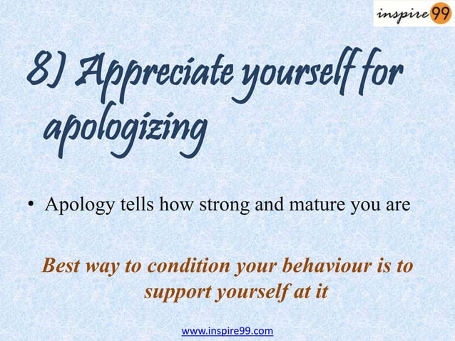 How to apologize | PPTX