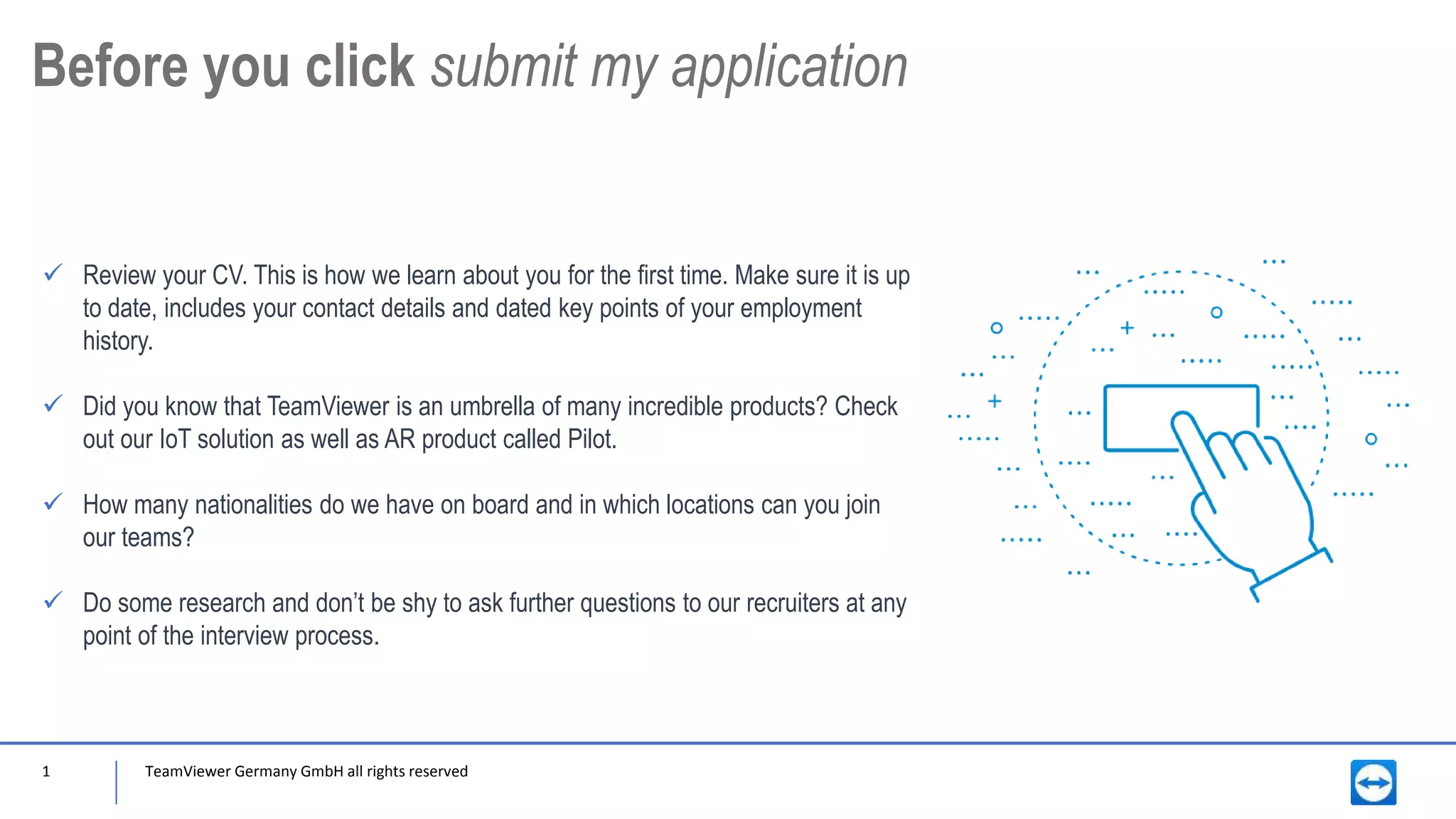 How to apply at TeamViewer | PPTX