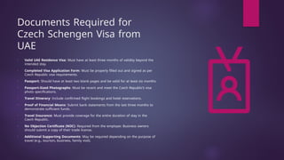 How to Apply for a Czech Republic Visa from Dubai.pptx