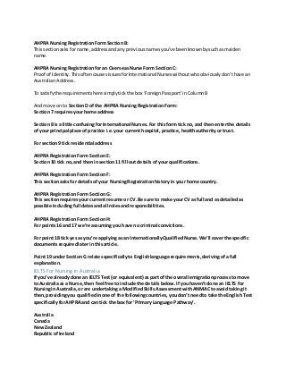 How to apply for ahpra nursing registration as an overseas nurse