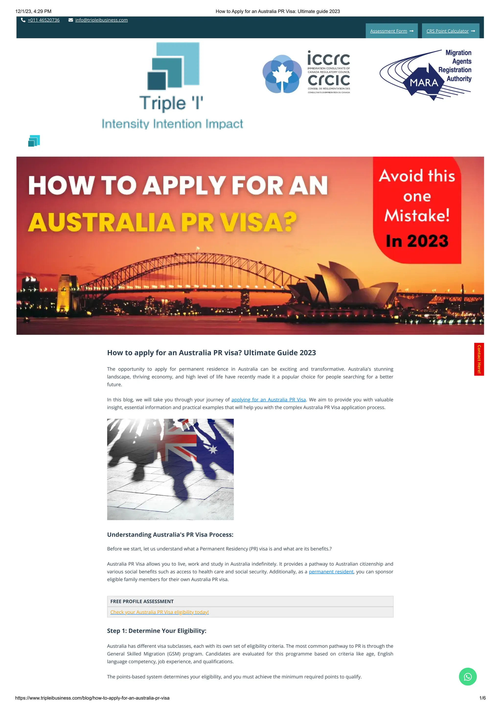 How to Apply for an Australia PR Visa | PDF | Australia and Oceania ...