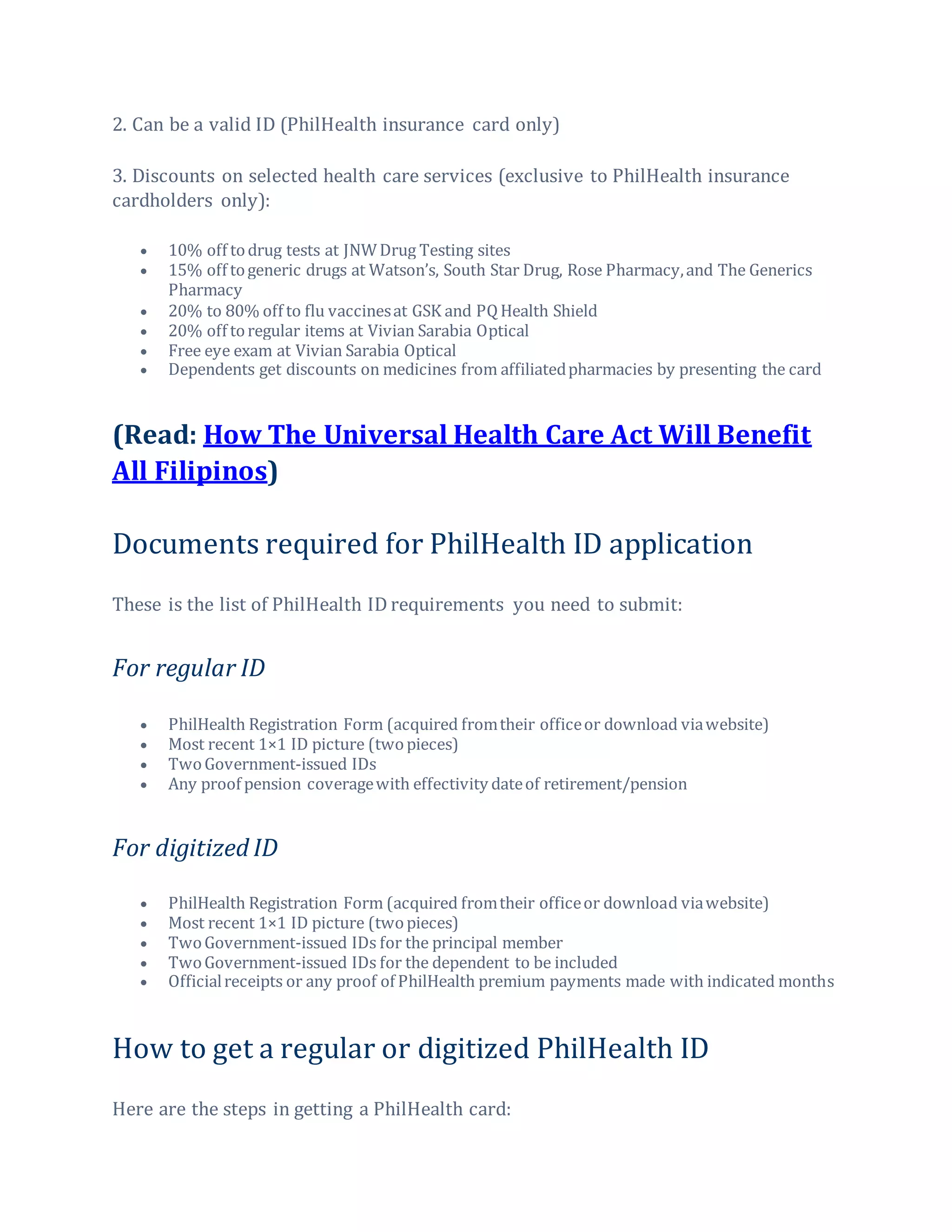 How to apply for a phil health id | DOCX